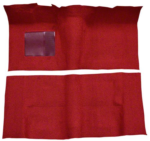 Ecklers Complete Loop Molded Carpet; Aqua (63-64 Galaxie Fastback w ...