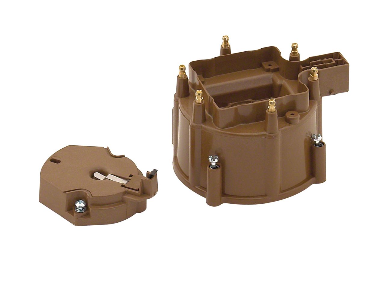 Accel Ecklers Distributor Cap and Rotor Kit; HEI Style; Brown 8129 ...