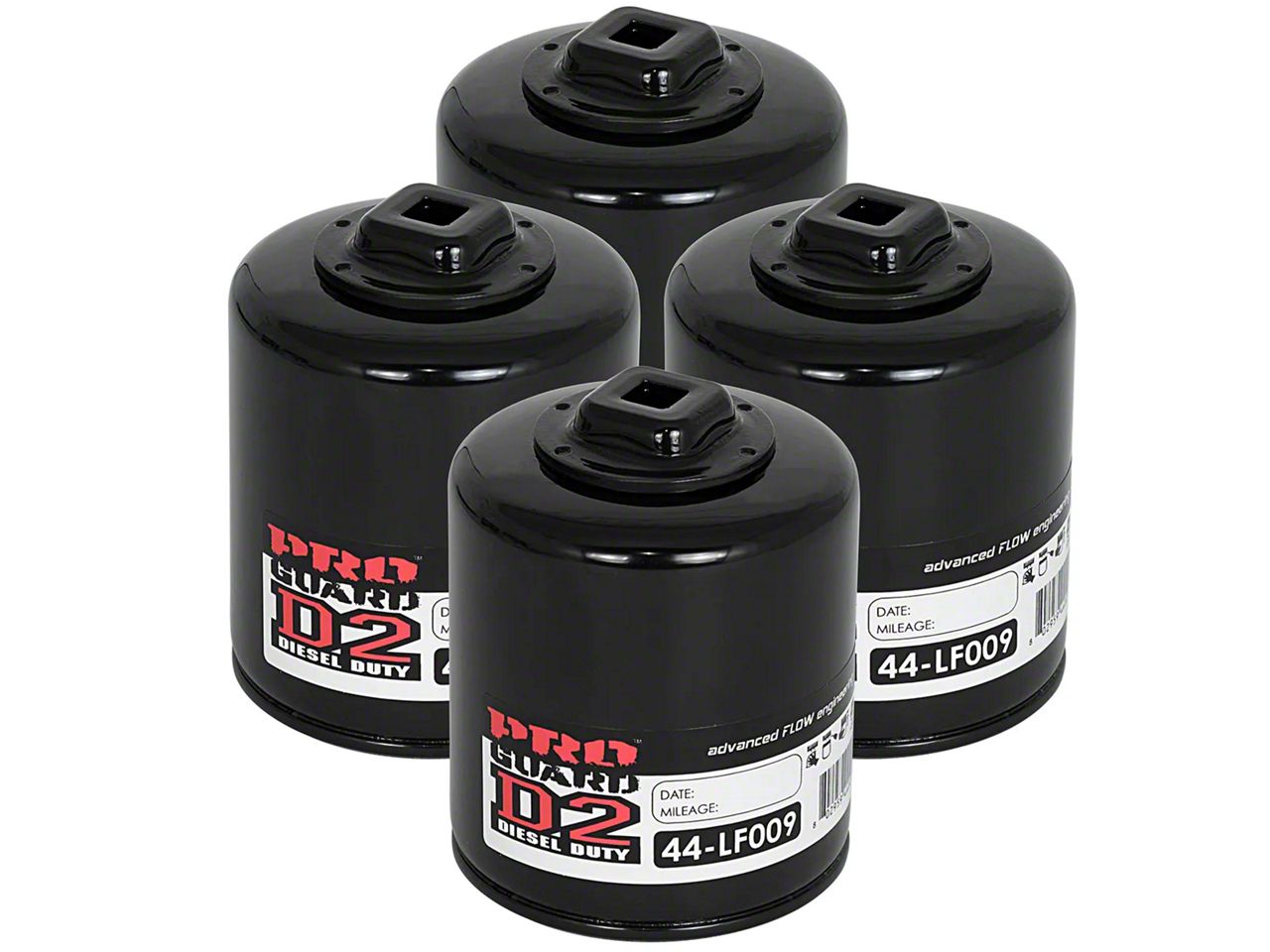 AFE Ecklers Pro GUARD D2 Oil Filter; Set of Four 44-LF009-MB (77-02 4 ...