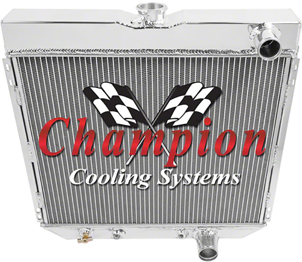 Ecklers All-Aluminum Radiator, 2-Row Core, V8 (302/351/390/428/429 V8)