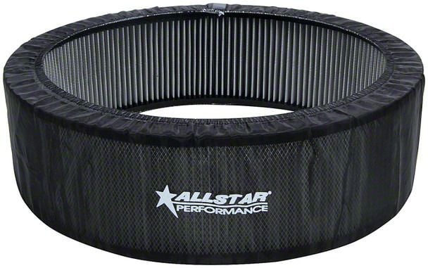 Allstar Performance Ecklers Air Cleaner Filter; 14 x 3-Inch; Black ...