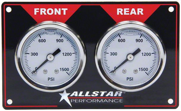 Allstar Performance Ecklers Brake Bias Gauge Panel Kit; Horizontal ...