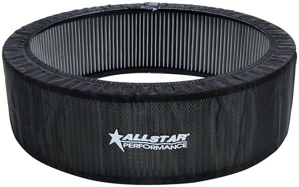 Allstar Performance Ecklers Air Cleaner Filter; 14 x 3-Inch; Black ...