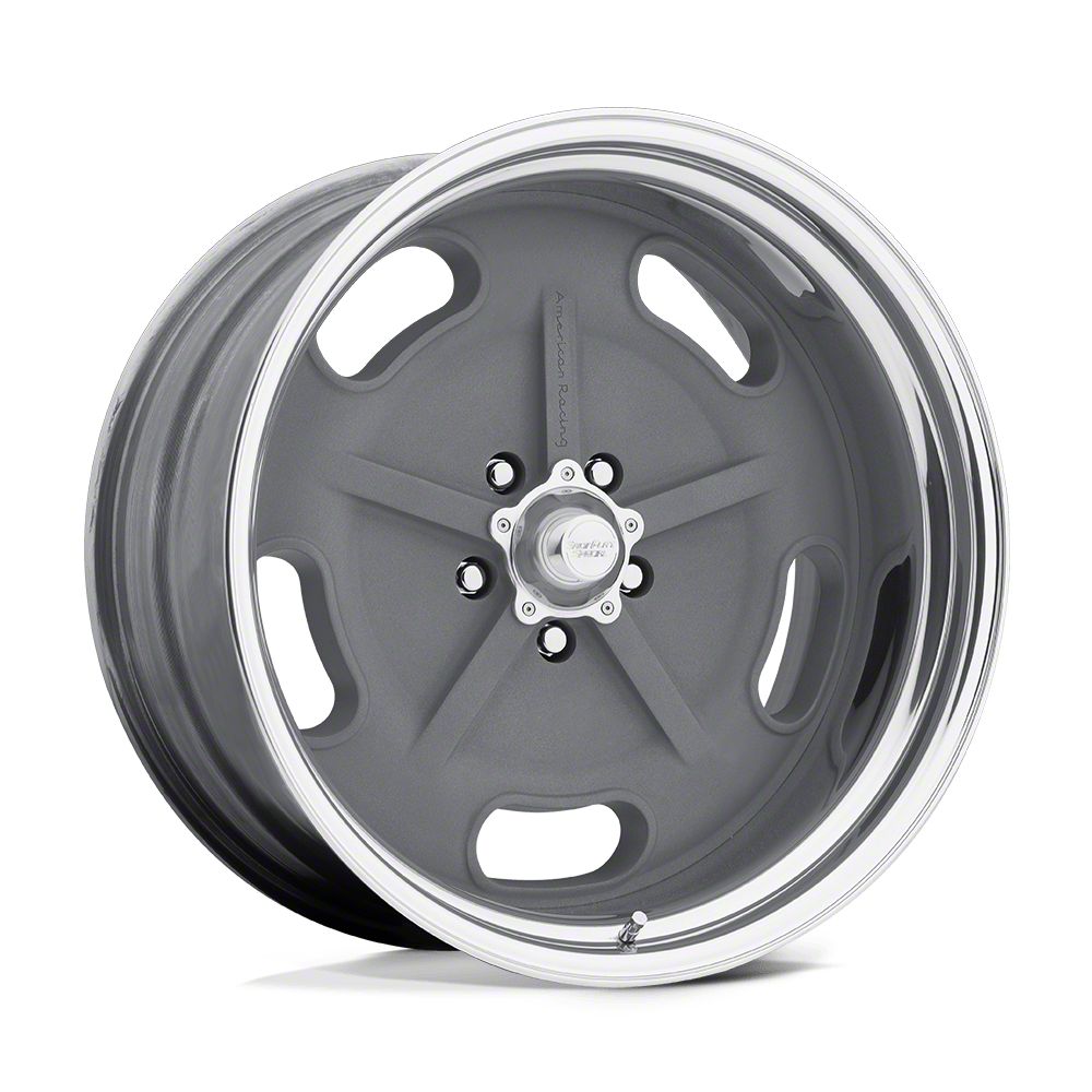 American Racing Ecklers Salt Flat Mag Gray Center with Polished Barrel ...