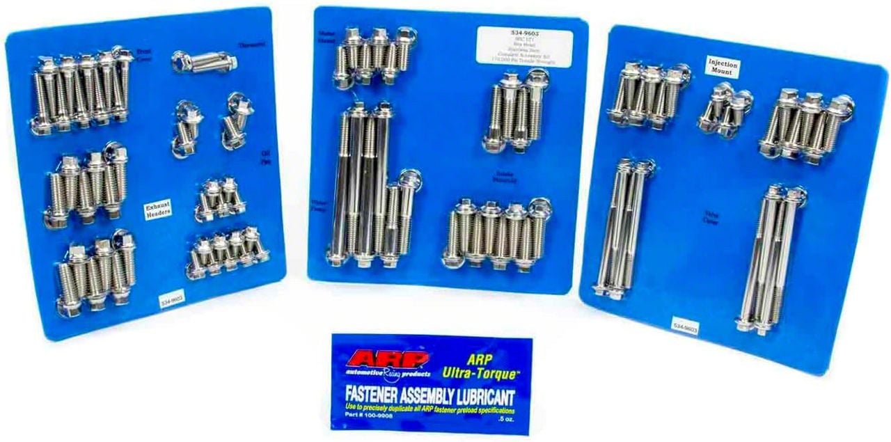 ARP Ecklers Small Block 305-350 Vortec Chevy Engine and Accessory Bolt ...