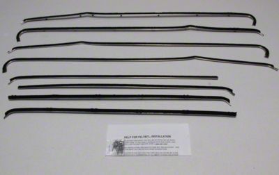Ecklers Authentic Felt Kit (55-57 150 2-Door Sedan, 210 2-Door Sedan)
