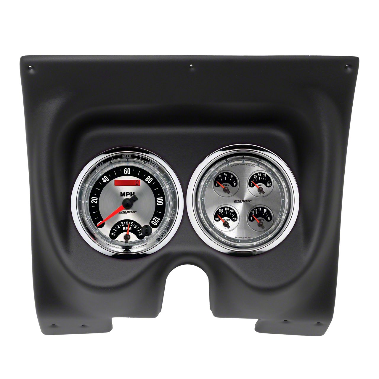Auto Meter Ecklers American Muscle Series 2-Gauge Direct-Fit Dash Kit ...