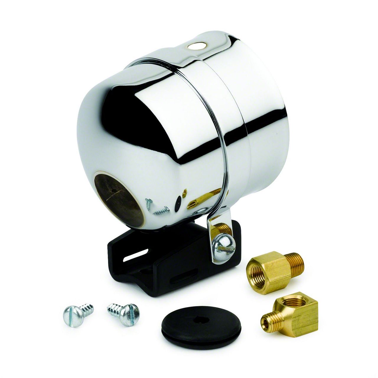 Auto Meter Ecklers Pedestal Gauge Mount with Chrome Cup for Liquid ...