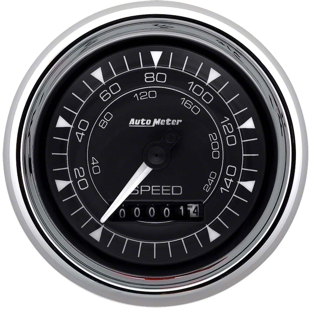 Auto Meter Ecklers Chrono Chrome Series 3-3/8-Inch Programmable ...