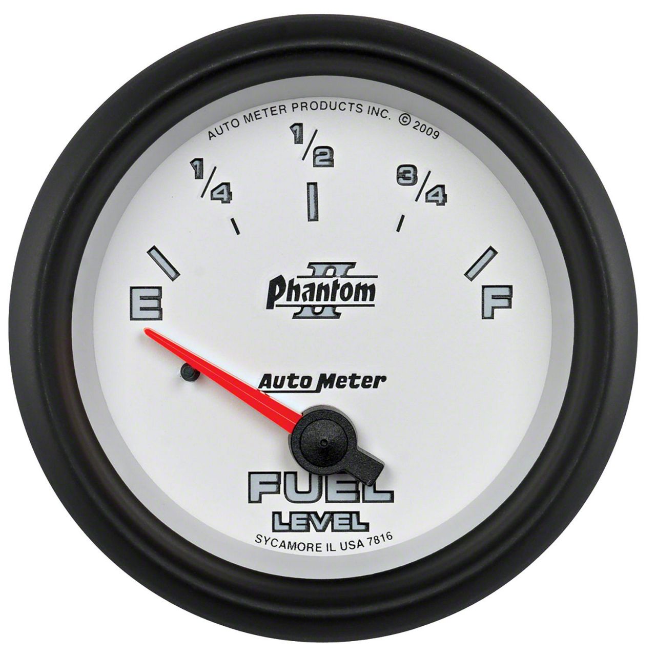 Auto Meter Ecklers Phantom II Series 2-5/8-Inch Fuel Level Gauge; 240 ...