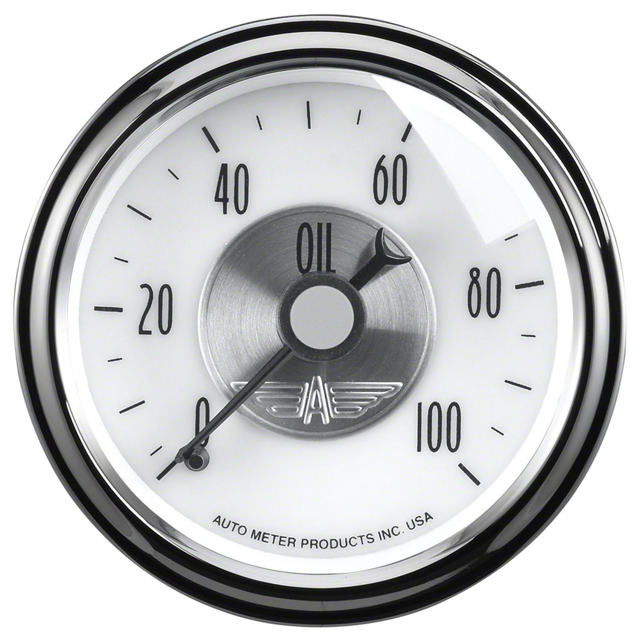 Auto Meter Ecklers Prestige Pearl Series 2-1/16-Inch Oil Pressure Gauge ...