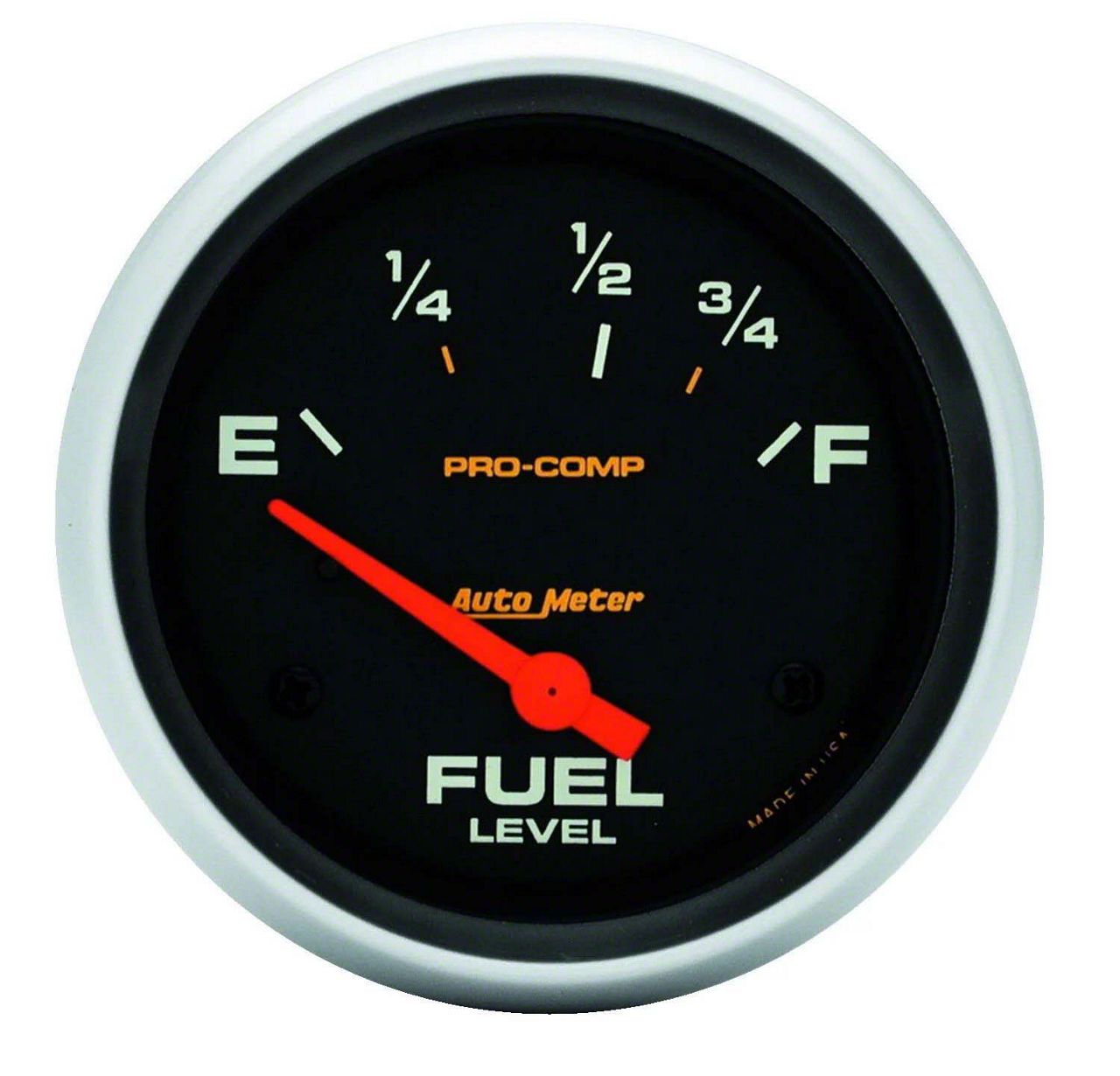 Auto Meter Ecklers Pro-Comp Series 2-5/8-Inch Fuel Level Gauge; 73 ohm ...