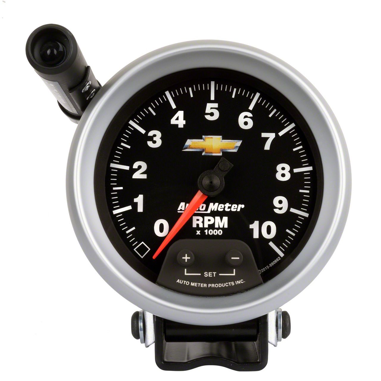 Auto Meter Ecklers Gold Bowtie Series 3-3/4-Inch Pedestal Tachometer ...