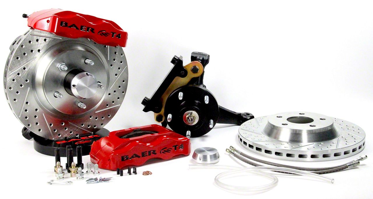 Baer Ecklers Track4 Front Big Brake Kit with 13-Inch Rotors and 2-Inch ...