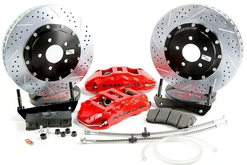 Baer Ecklers Extreme+ Front Big Brake Kit with 14-Inch Rotors; Black ...