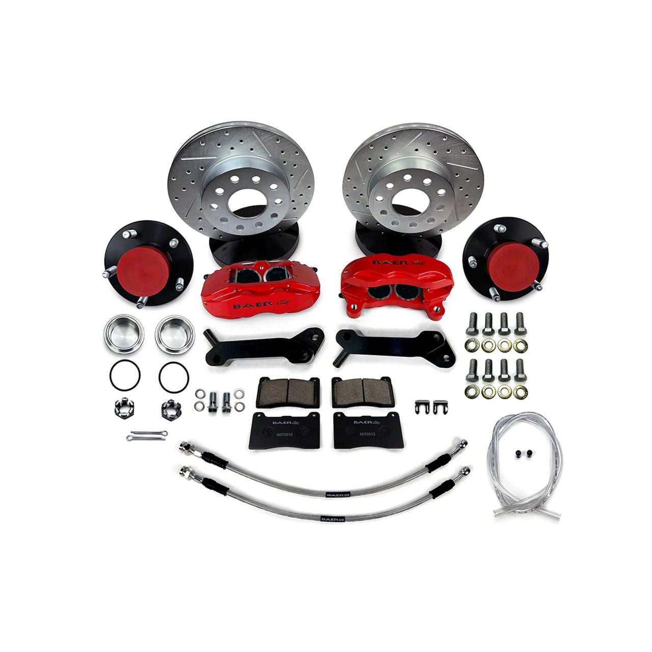 Baer Ecklers SS4 Aluminum Hub Front Big Brake Kit with 11-Inch Rotors ...