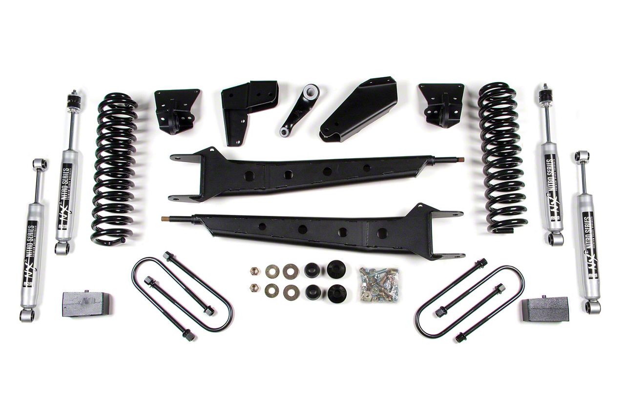 BDS Ecklers 4-Inch Radius Arm Suspension Lift Kit with Rear Leaf ...