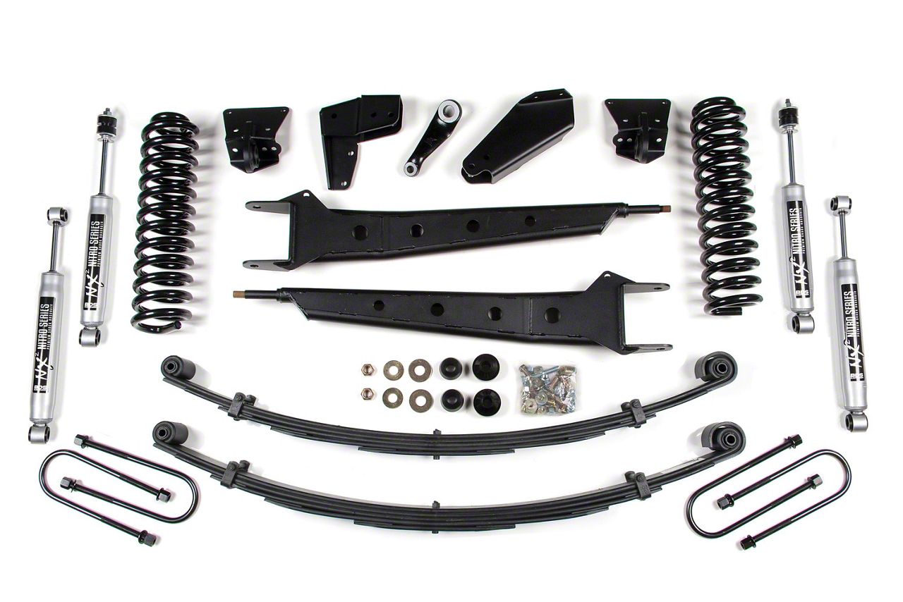 BDS Ecklers 4-Inch Radius Arm Suspension Lift Kit with 2-Inch Rear Leaf ...