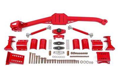 BMR Ecklers Body Mount Watts Link with Adjustable Axle Clamps; Rod End ...