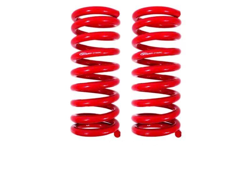 BMR Ecklers Front Lowering Springs; 2-Inch Drop; Red BMR-SP055R (67-69 ...