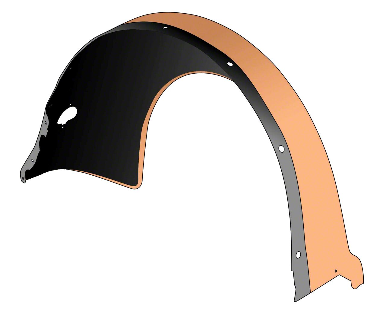 Ecklers Fender, Grille and Apron Welt Kit (40-41 Ford Truck)