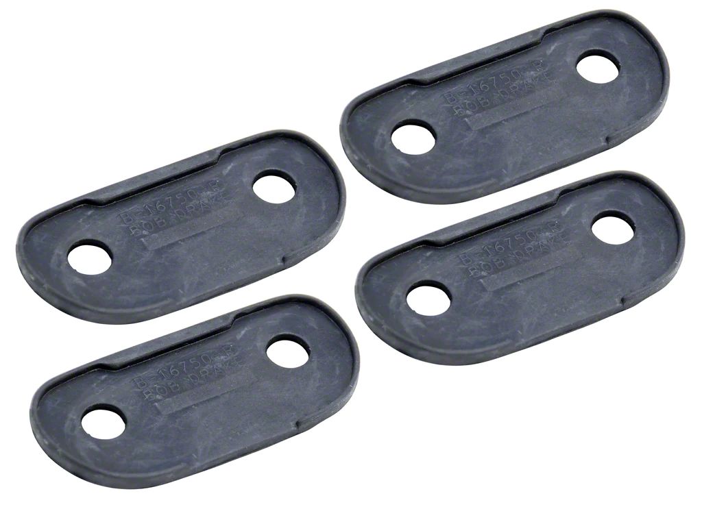 Ecklers Hood Latch Mount Pads (1932 Ford Car; 32-34 Ford Truck)