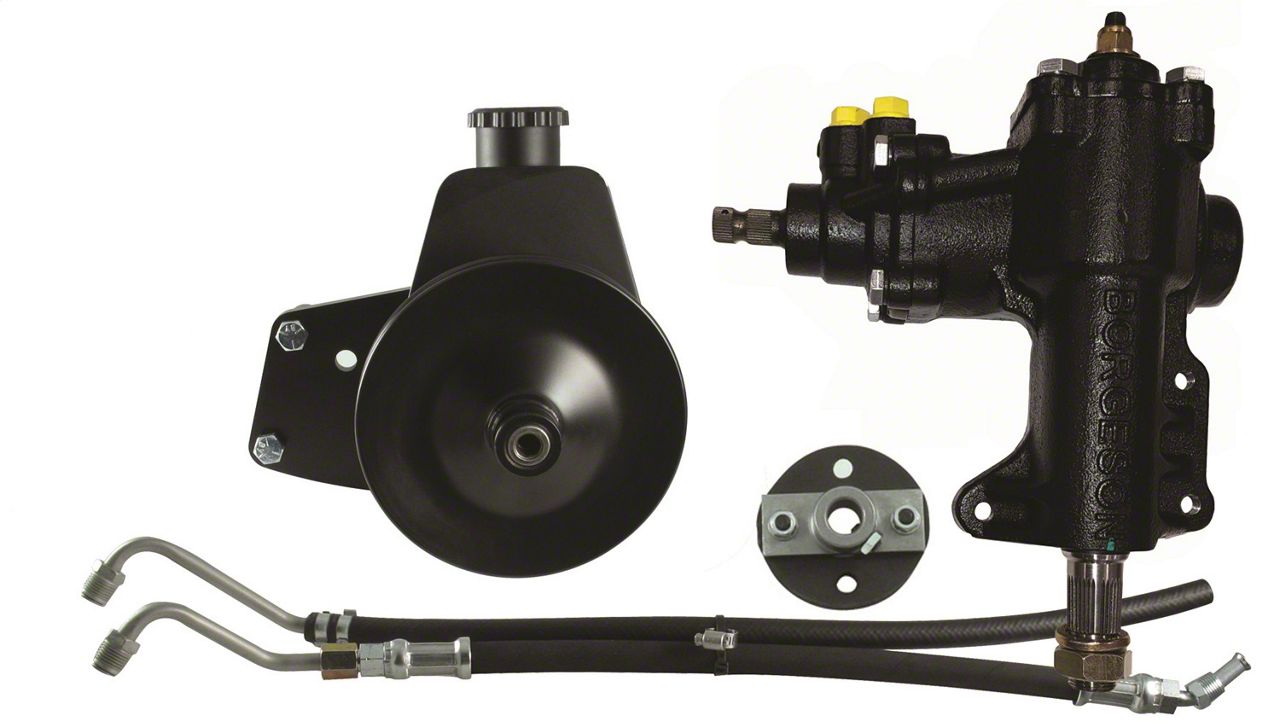 Borgeson Ecklers Power Steering Conversion Kit; 14:1 Ratio 999021 (68 ...