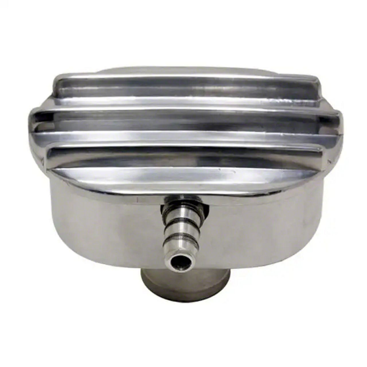 Ecklers Breather W/Tube, Billet Aluminum, Finned