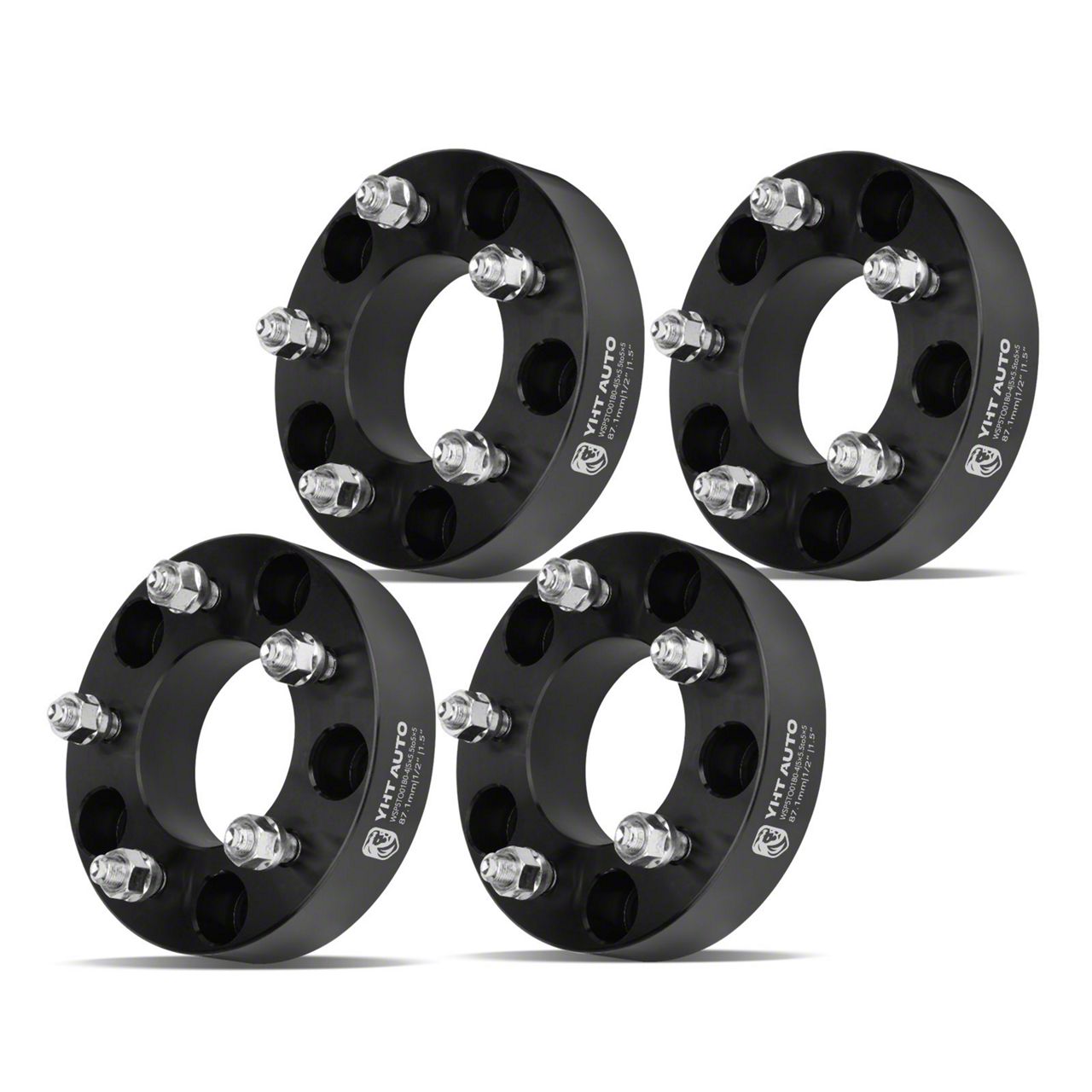 Ecklers 1.50-Inch 5-Lug Wheel Adapters; 5x5 to 5x5.5; Set of Four (66 ...