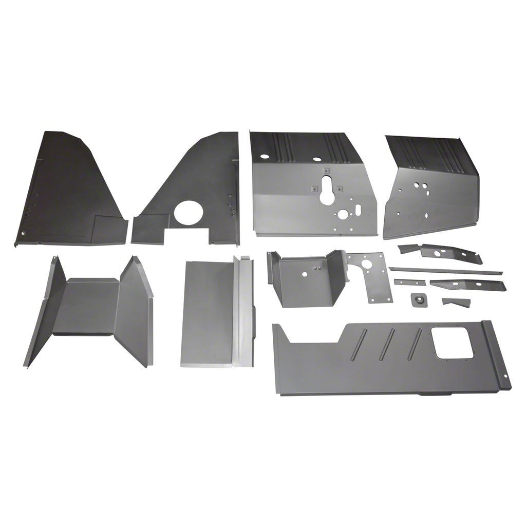 Ecklers Custom Style Firewall Panel; 7-Pieces (68-77 Bronco)