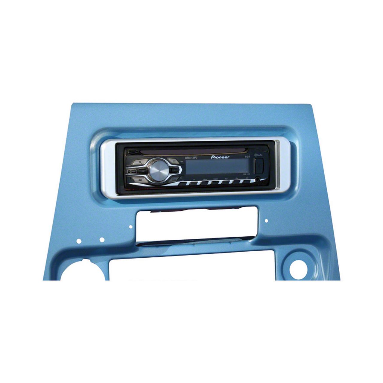 Brothers Trucks Ecklers Billet Radio Bezel; Brushed BRB6772 (67-72 C/K10)