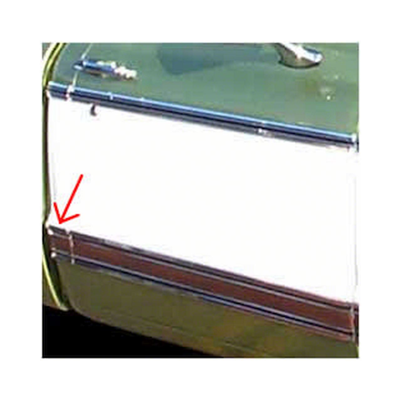 Brothers Trucks Ecklers Cab Molding; Lower Passenger Side; Black ...