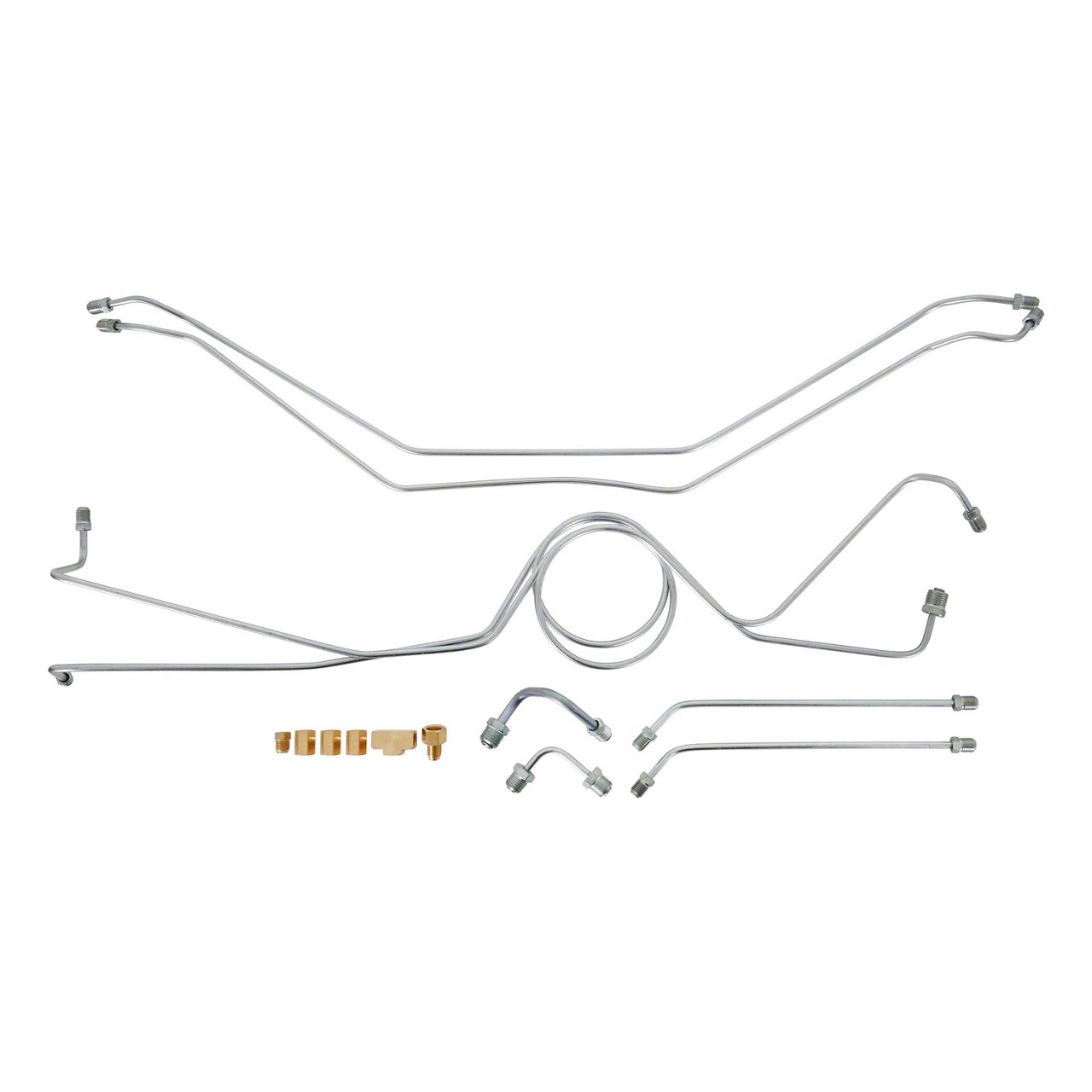 Brothers Trucks Ecklers Disc Brake Conversion Brake Lines; OE Steel ...