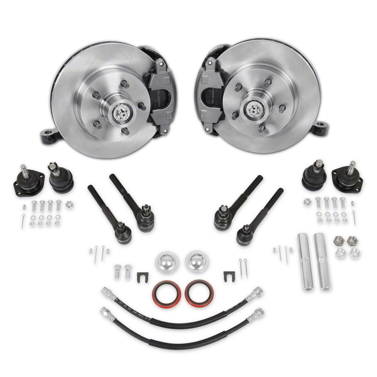 Brothers Trucks Ecklers Deluxe Front Disc Brake Conversion Kit with 2. ...