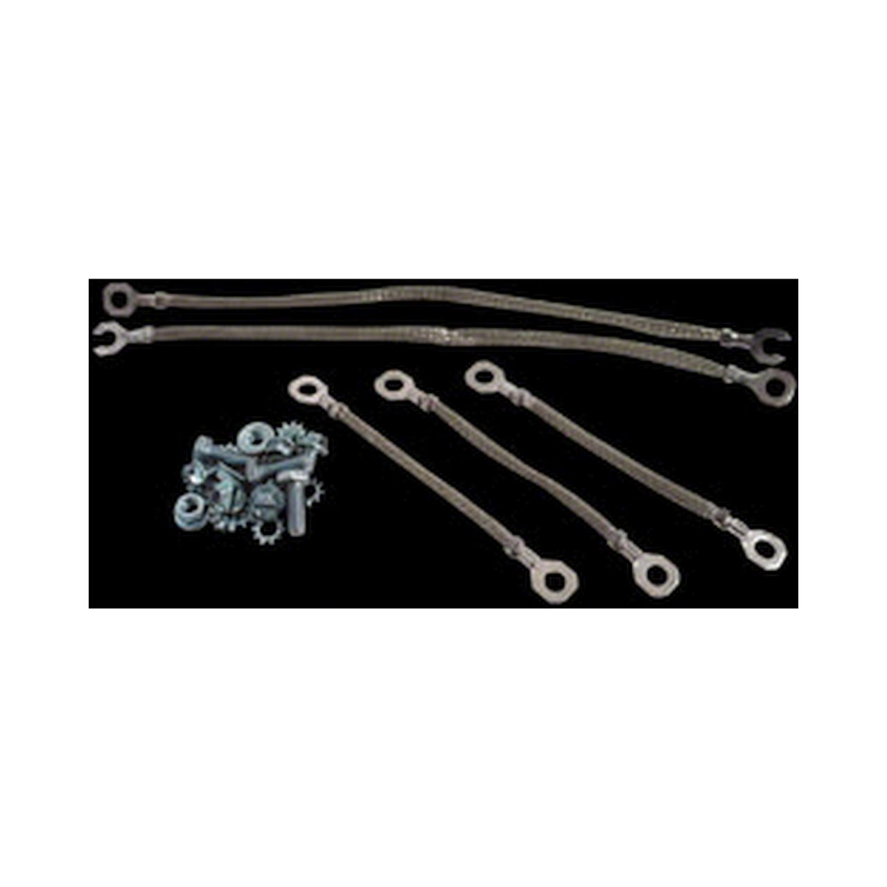 Brothers Trucks Ecklers Ground Strap Kit; 5-Piece GSK6772 (67-72 C/K10)