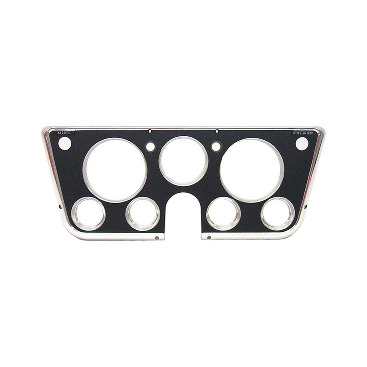 Brothers Trucks Ecklers Instrument Cluster Bezel; Black/Chrome INST105 ...