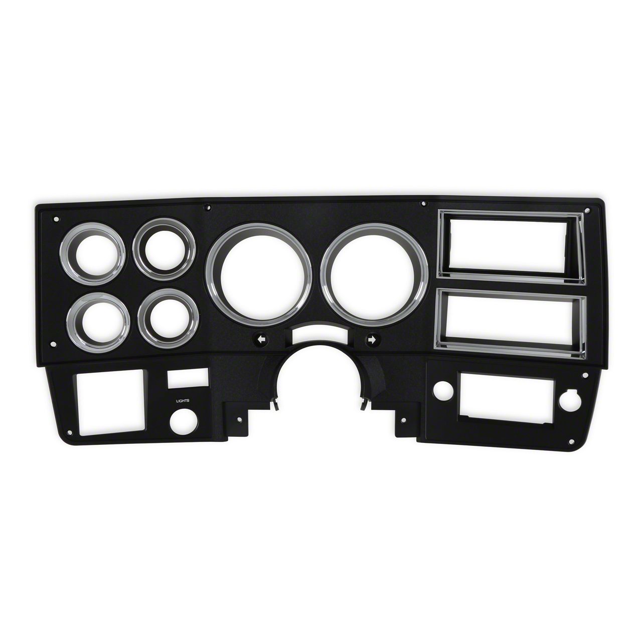 Brothers Trucks Ecklers Instrument Cluster Bezel; Black/Chrome INST836 ...