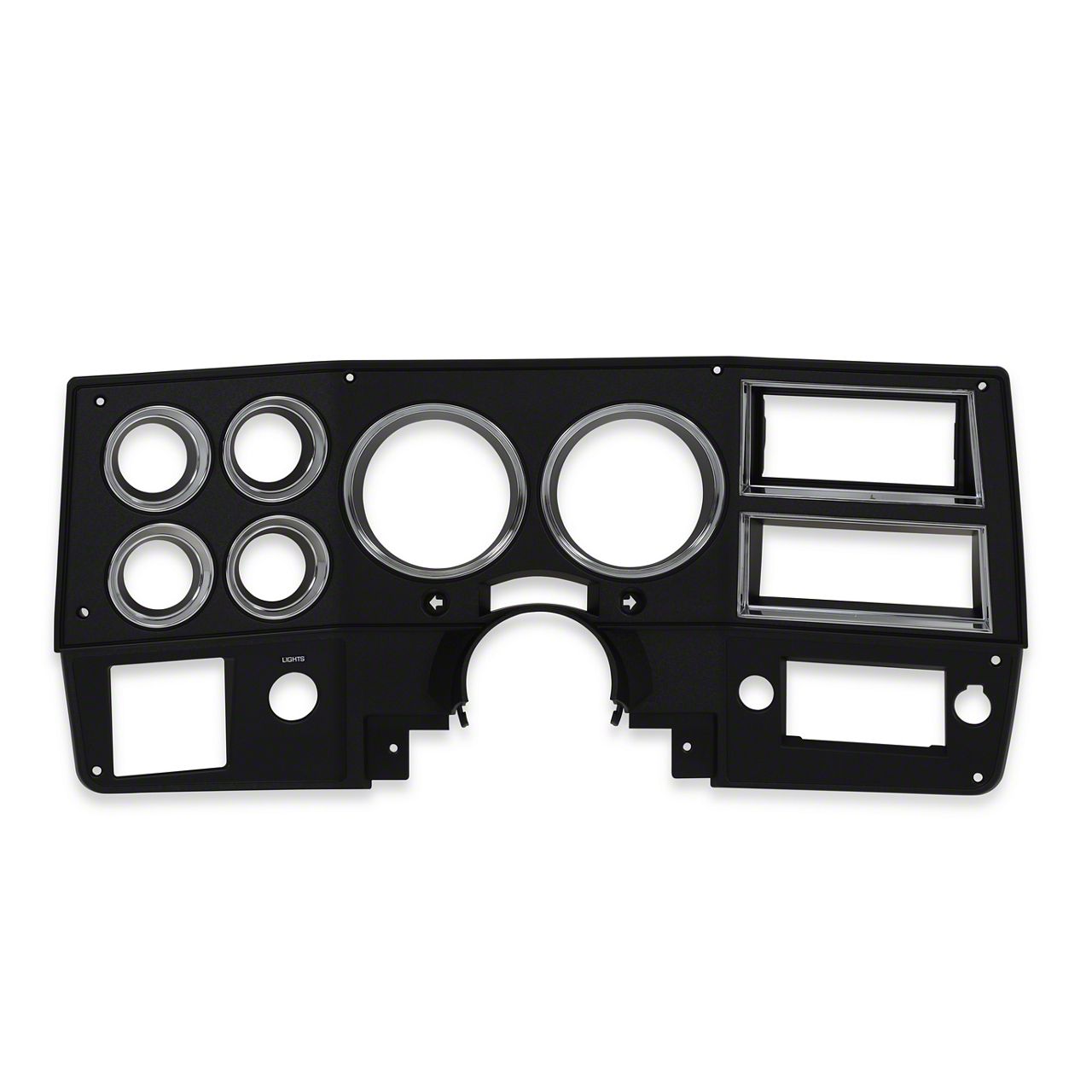 Brothers Trucks Ecklers Instrument Cluster Bezel; Black/Chrome INST886 ...