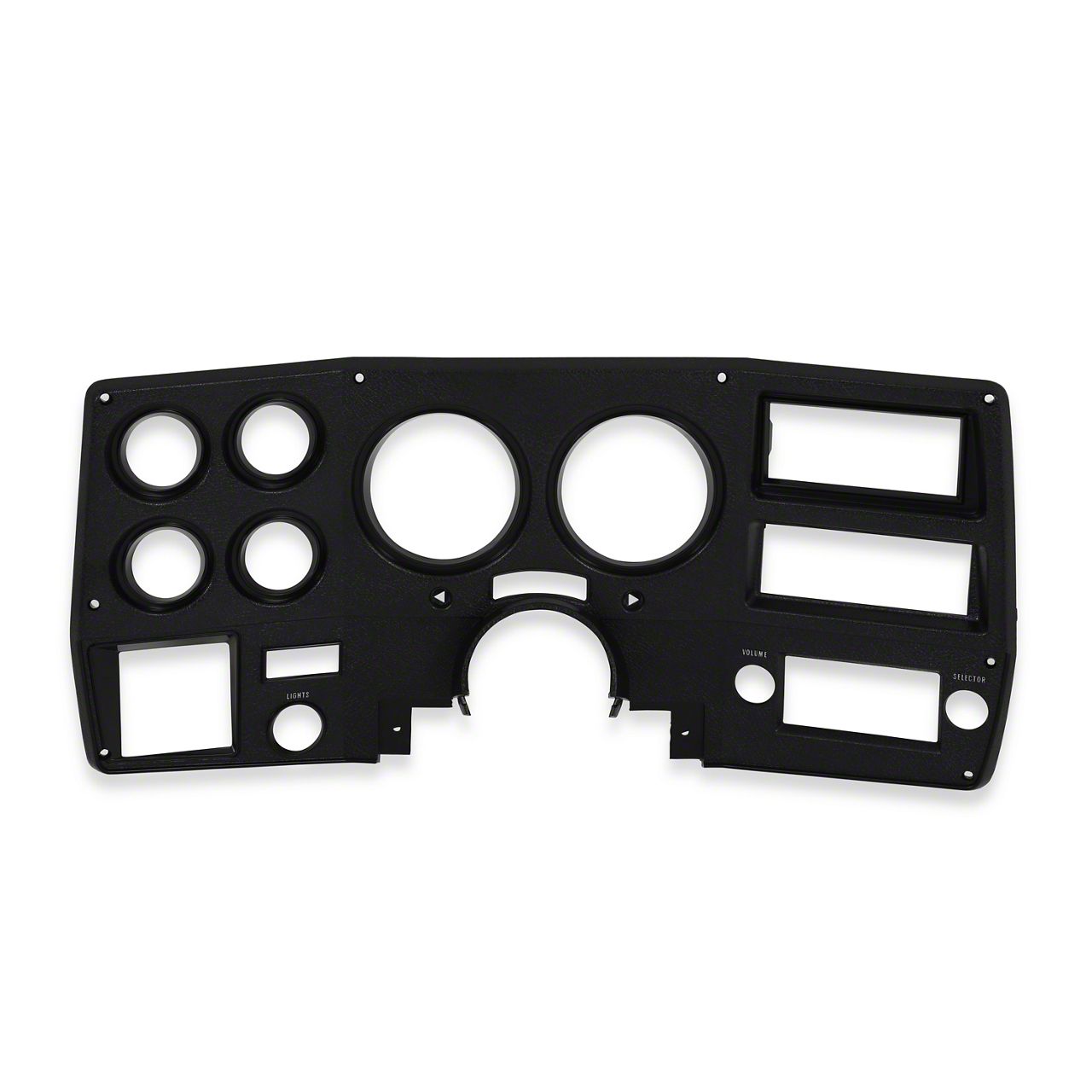Brothers Trucks Ecklers Instrument Cluster Bezel; Black INST776 (75-77 ...