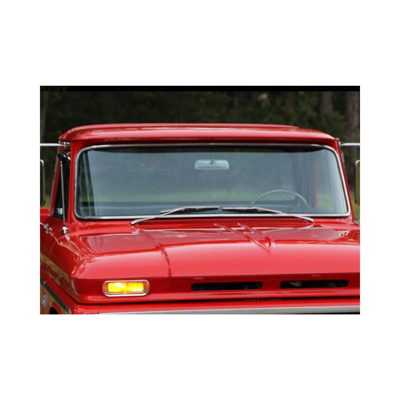 Brothers Trucks Ecklers Windshield Trim Set; Stainless WTS6466 (64-66 C ...