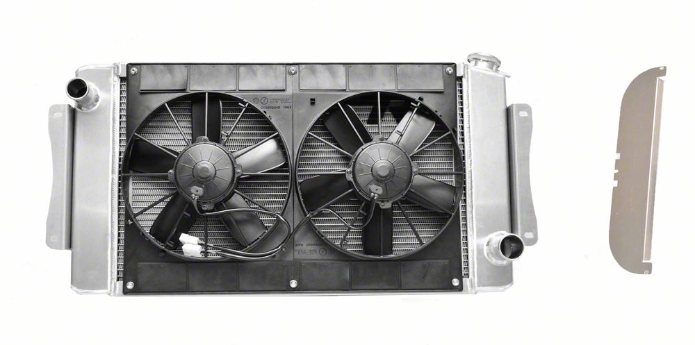 Ecklers C&R Racing Aluminum Performance Radiator Module, For Manual ...