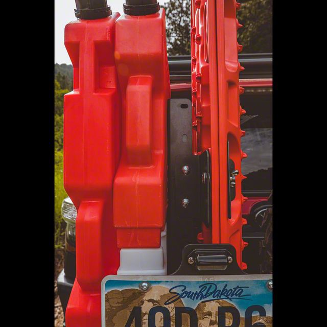 C4 Fabrication Ecklers Rotopax/Maxtrax Mount with License Plate Mount ...