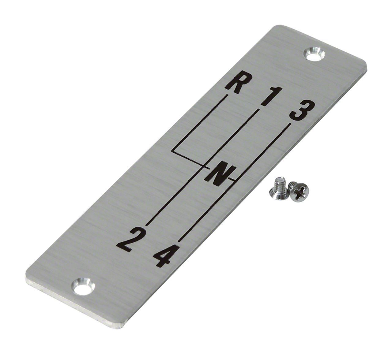 CA Ecklers 1959-1962 Corvette 4 Speed Shift Indicator Plate 0052