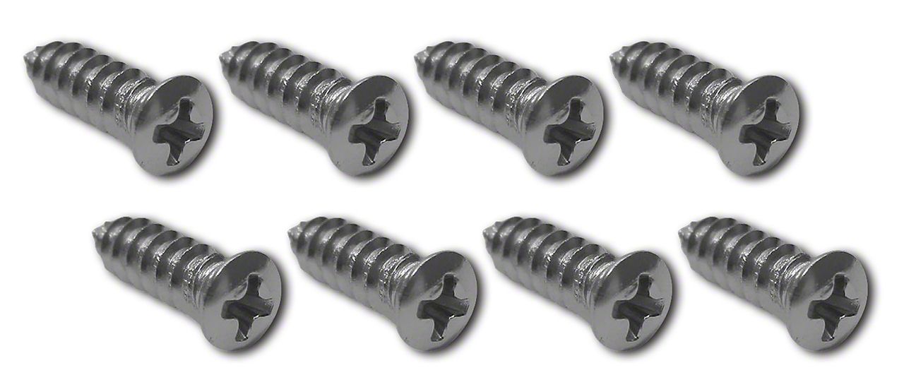 CA Ecklers Astro Vent Deck Grille Screws. 8 Piece K1122 (68-76 Corvette C3)