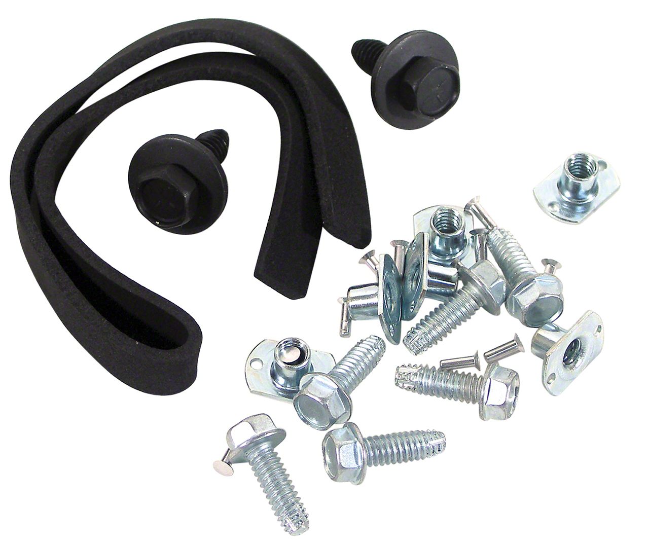 CA Ecklers 1963-1967 Corvette Battery Access Cover Bolt and Nut Kit 29777