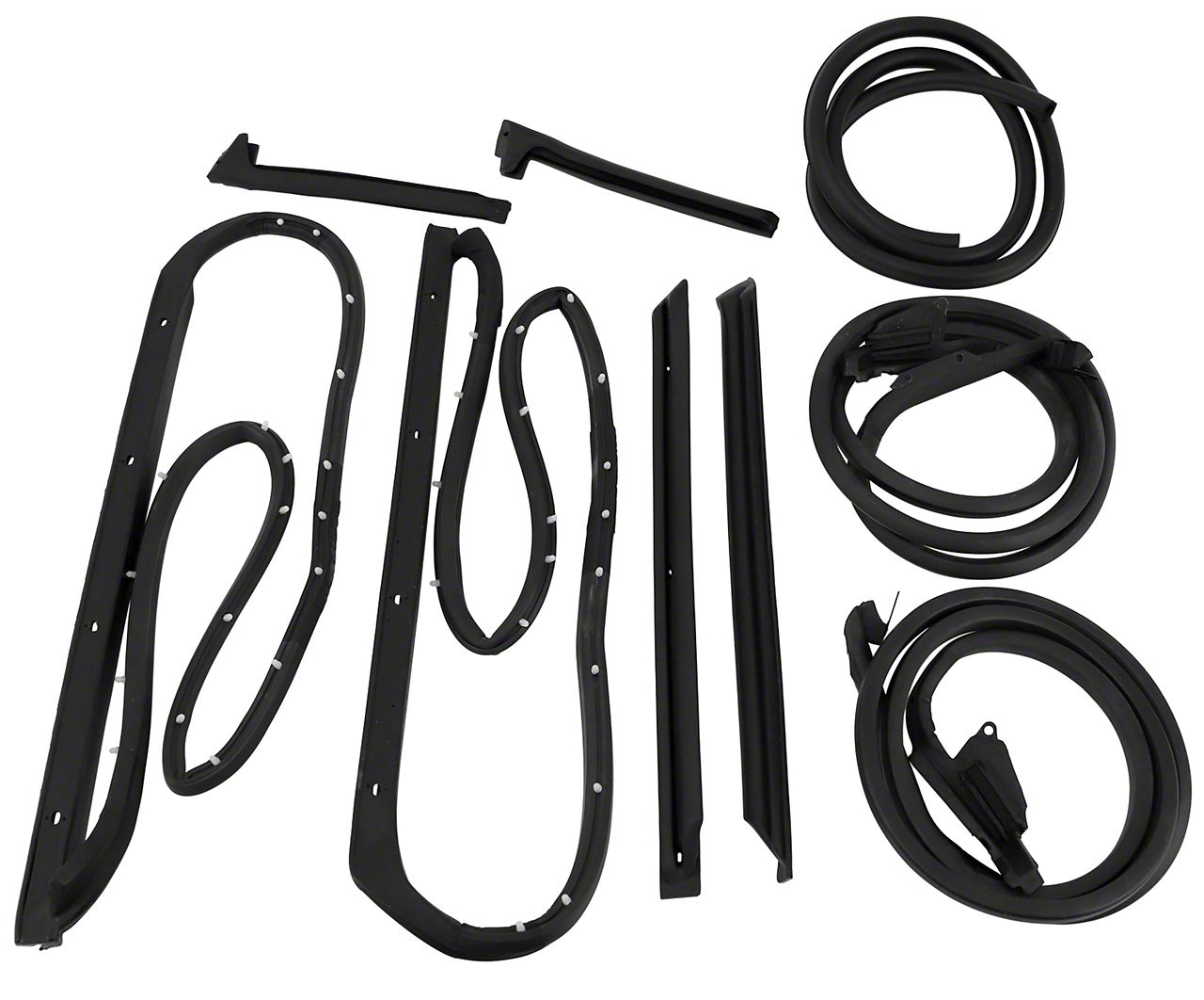 CA Ecklers Body Weatherstrip Kit; USA Made 23734 (Late 1977 Corvette C3 ...