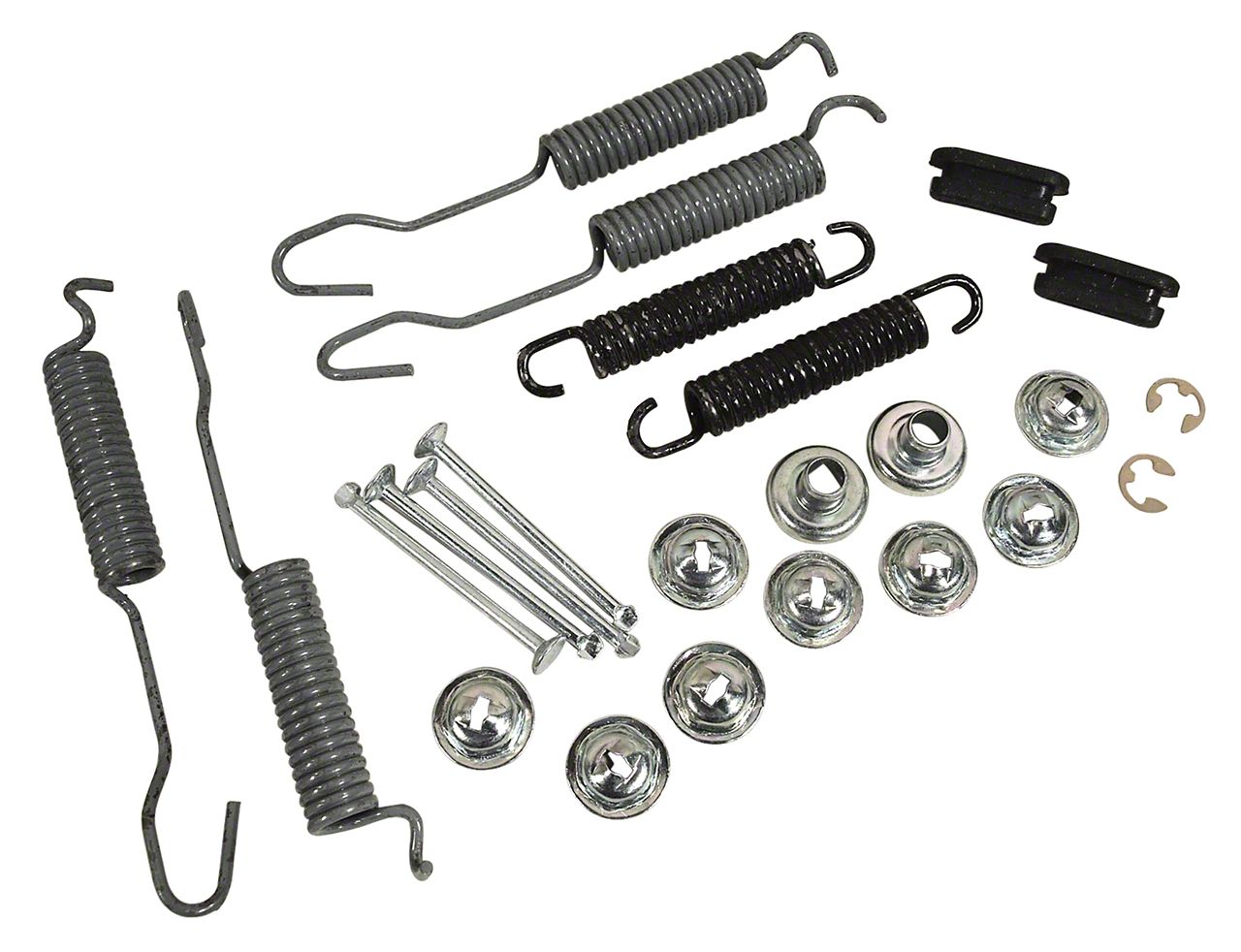 CA Ecklers Brake Shoe Hardware Kit; Rear 32656 (53-62 Corvette C1)