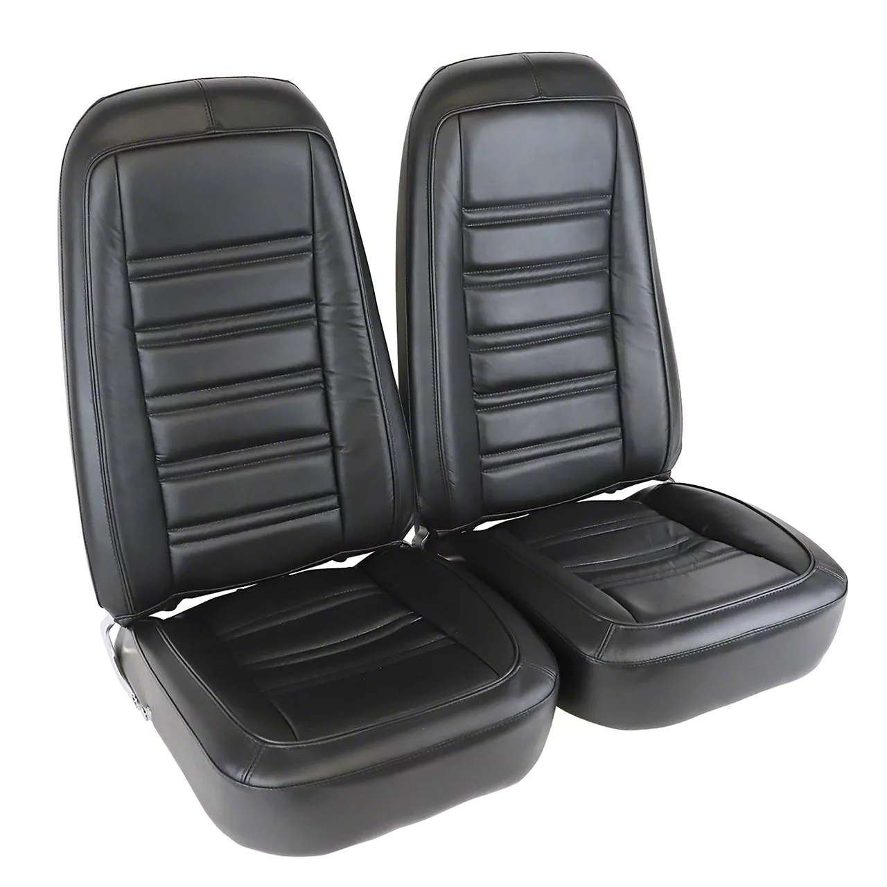 Ecklers Complete Seats with Mounted OE Spec Leather and Vinyl Seat ...