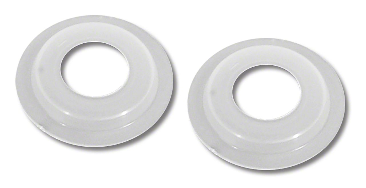 CA Ecklers Door Lock Knob Spacers. Plastic 36774 (65-77 Corvette C2 & C3)