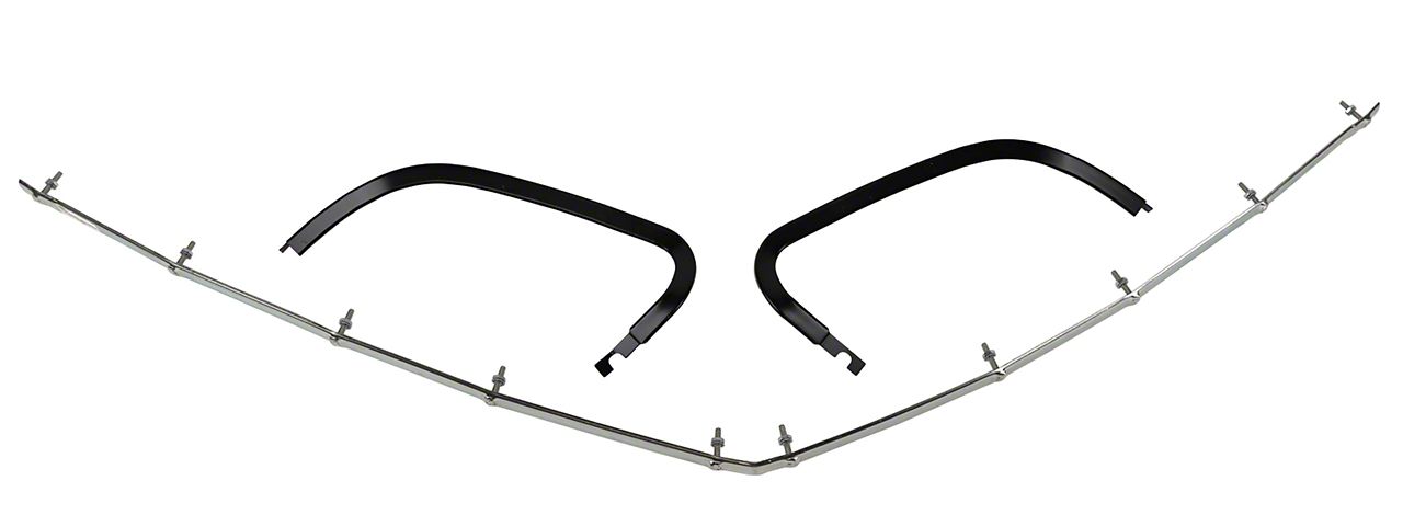 CA Ecklers Front Bumper Cover Retainer Set; 3-Piece 52102 (73-74 ...